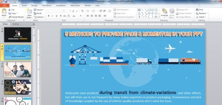 5 methods to provide pace & momentum in your PPT - A1 Slides