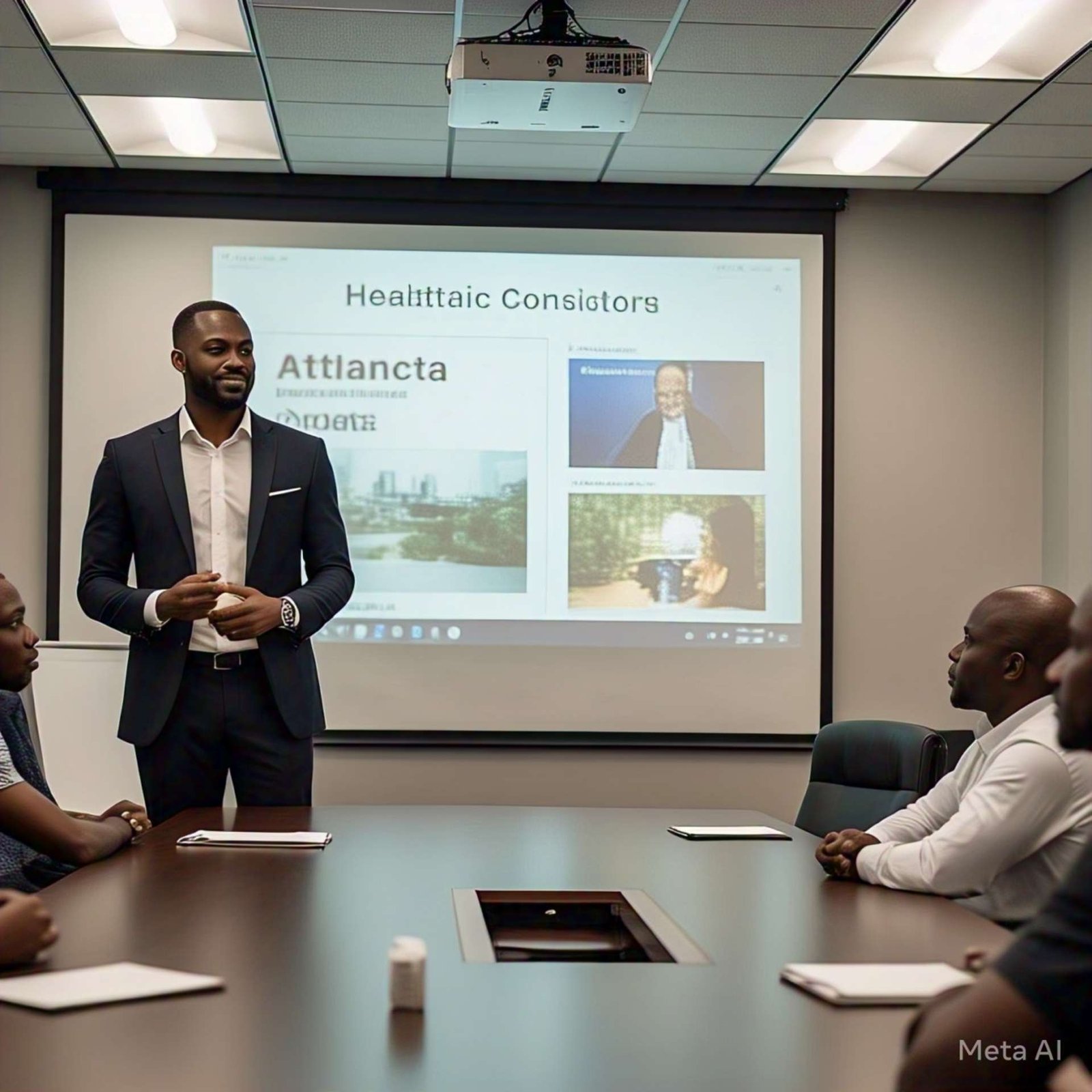 Atlanta Heathcare Consultant PPT presentation designs