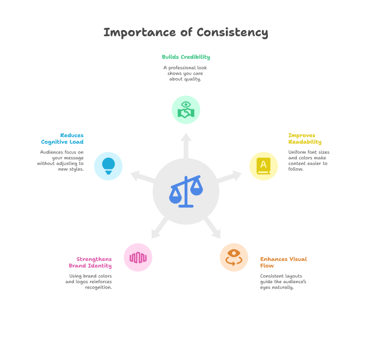 Why Consistency Matters in Presentation Design: Tips for Cohesive Slides